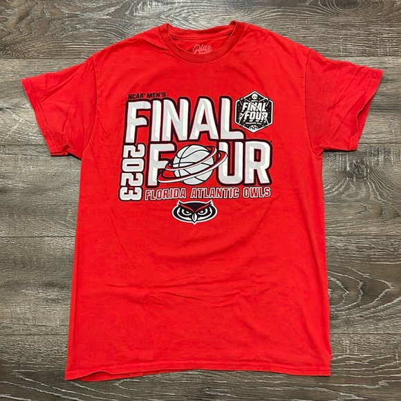 Blue 84 | Tops | Red Final Four Shirt Fau | Poshmark
